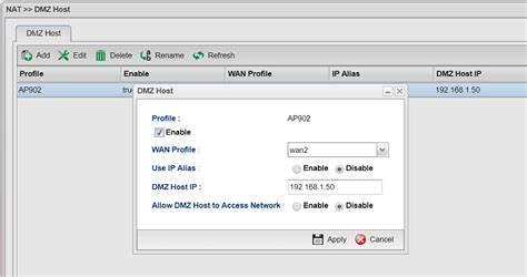 Image result for DMZ Setting Draytek Router