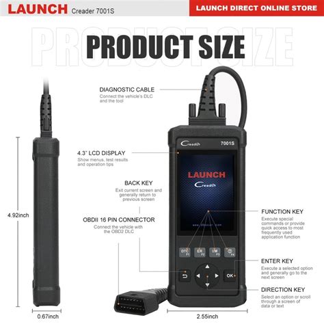 Image result for Launch OBD Scanner Creader Chart