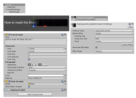 Image result for Unity Text Maskable