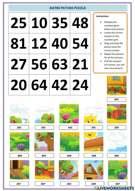 Image result for Math Puzzles Multiplication