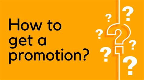 Image result for How to Get a Promotion