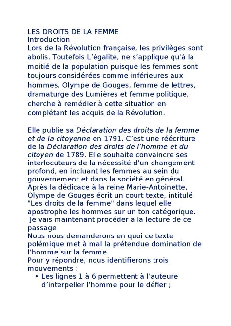 Image result for Olympe De Gouges Analyse