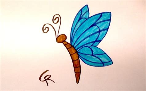 Butterfly Drawing For Kids at PaintingValley.com | Explore collection ...