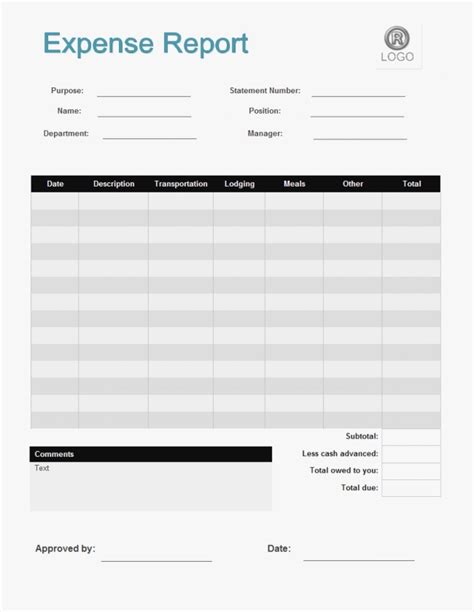 Image result for Simple Expense Form