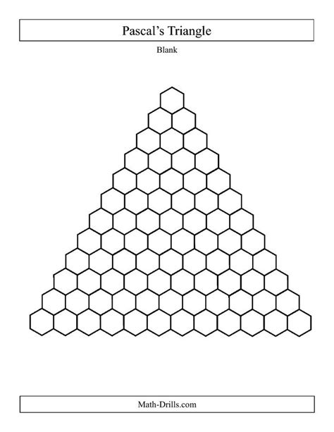 Image result for Pascal Triangle Printable