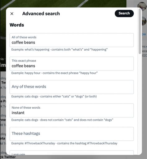 Image result for Twitter Advanced Search Syntax