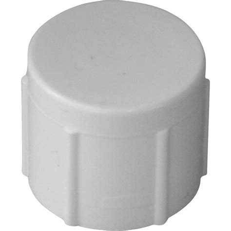 Charlotte Pipe 1-1/4 In. FIP Schedule 40 Threaded PVC Cap | Elitsac, Inc.