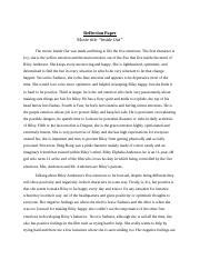 Image result for Reflection Paper Movie Example