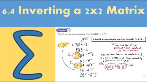 Image result for Inverting a 2X2 Matrix