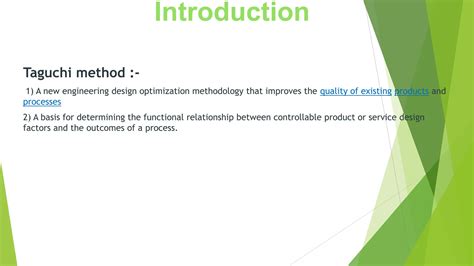 Image result for Taguchi Method Matrix