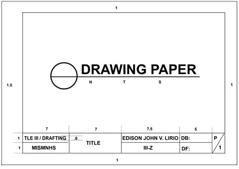 Image result for Drafting Paper Technical Drawing