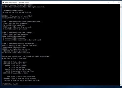 Image result for Check Disk Command Windows 1.0