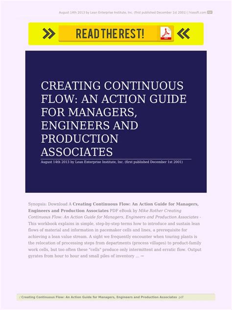 Image result for Creating Continuous Flow