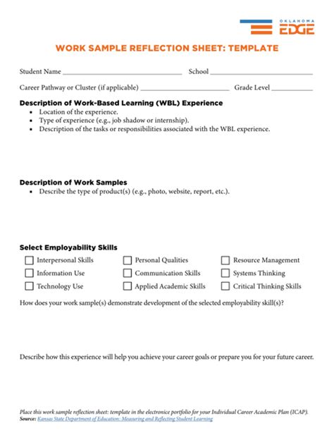 Image result for Work Reflection Sample