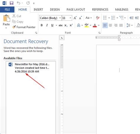 Image result for How to Find Lost Word File