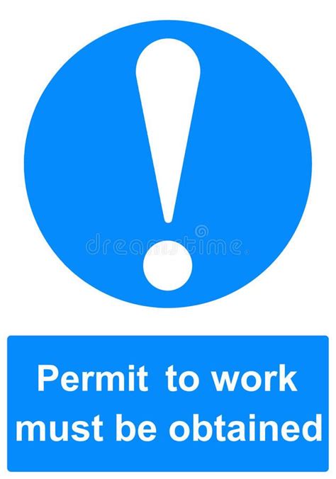 Image result for Work Permit Signage