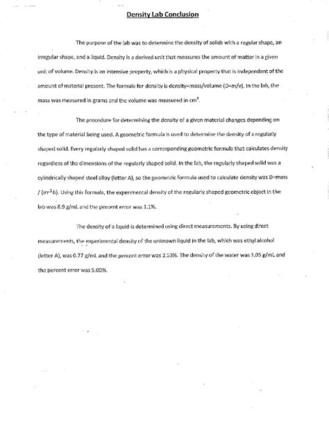 Image result for Density Lab