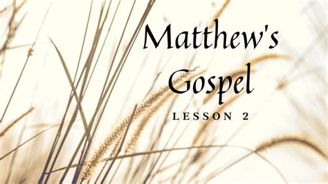 Image result for BSF Matthew Lesson 4 Lecture