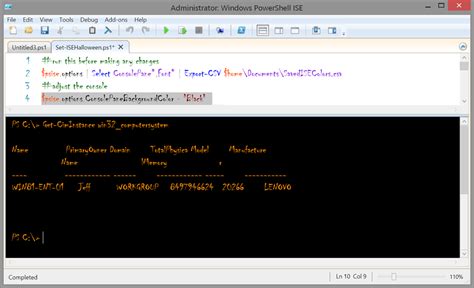 Image result for Windows PowerShell Color Theme