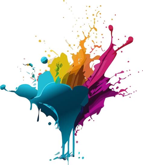 Image result for Colored Ink Splatter