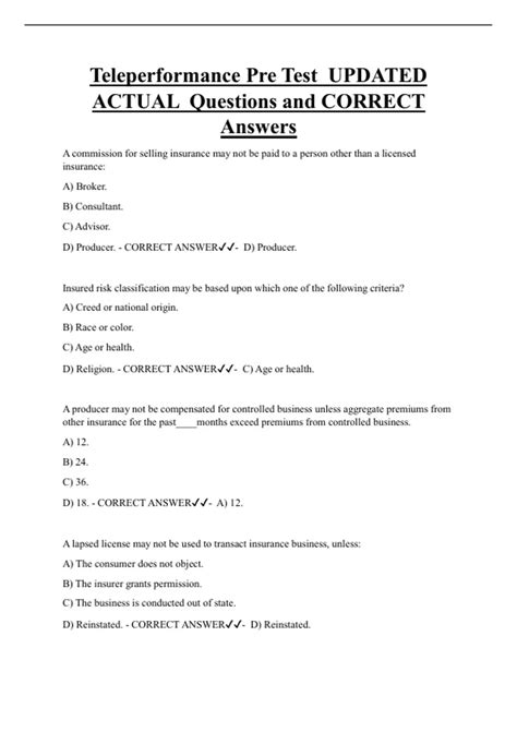 Image result for Teleperformance Multi-Choice Questions