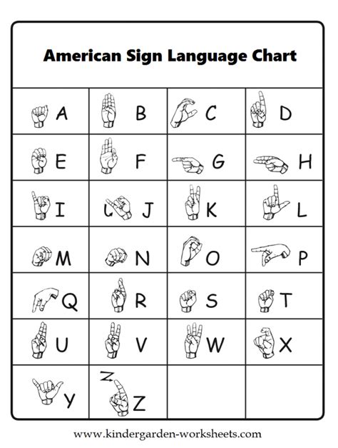Image result for Sign Language Activity Worksheets