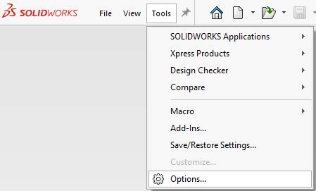 Image result for SolidWorks Options