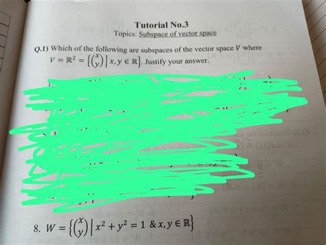 Image result for Subspace of Vector Space
