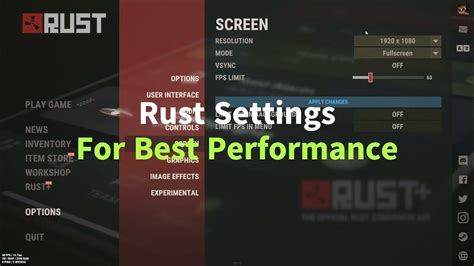 Image result for Best Rust Performance Settings