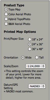 Printed Maps from MapTools