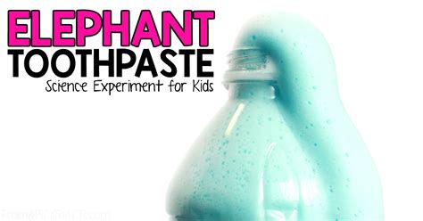 Image result for Printable Elephant Toothpaste Recipe