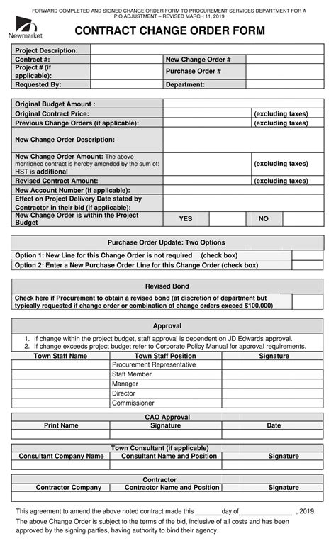 Image result for Document Change Order Process