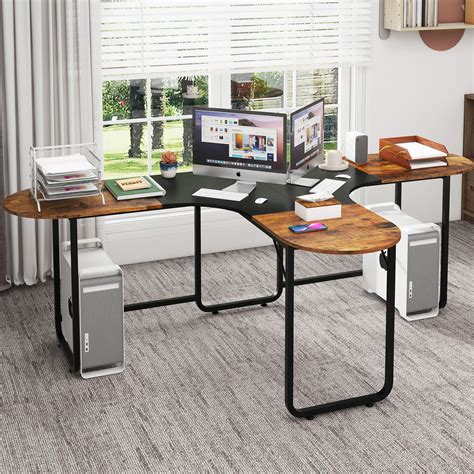 Image result for Two Computer Desk