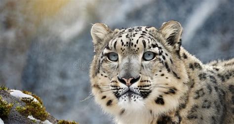Image result for Snow Leopard Side Face