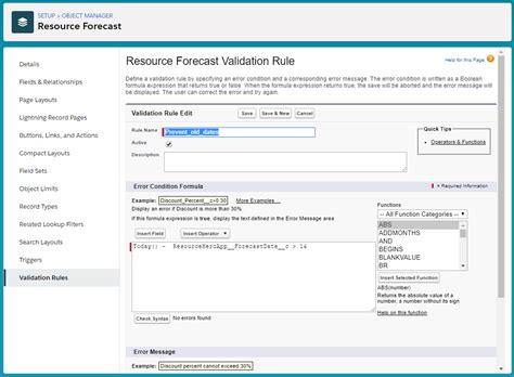 Image result for How to Create an Account Validation Rule