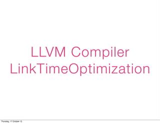 Image result for LLVM Optimization