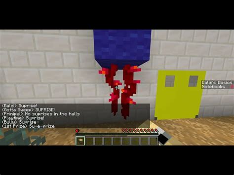 Image result for Baldi's Basics Minecraft Map