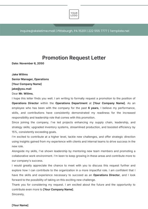 Image result for Formal Letter Format Promotion