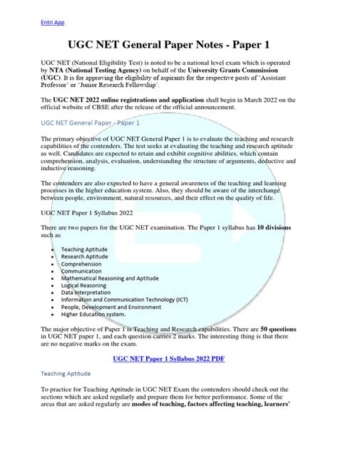 Image result for UGC Net General Paper 1