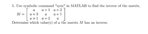 Image result for Inverse Command in MATLAB