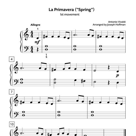 Image result for Spring Vivaldi Music Notes