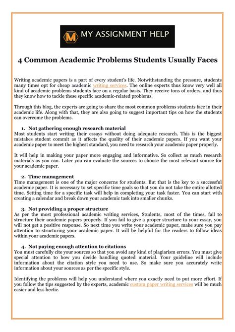 Image result for Academic Problems