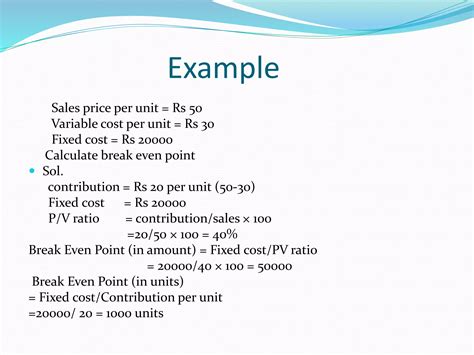 Image result for ACCA Tutorial for Management Performance in Cost Volume Analysis