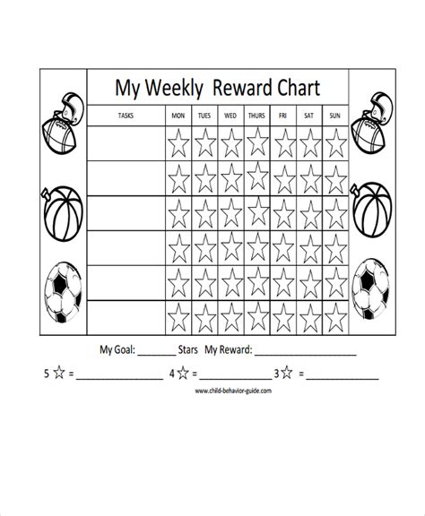 Image result for Behavior Reward Chart Template
