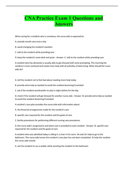 Image result for Module 15 Test CNA Answers