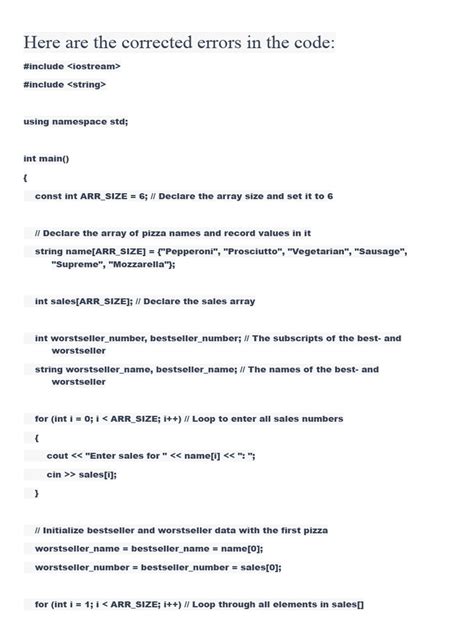 Image result for Fix the Error in Code