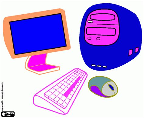 Image result for Computer Parts Coloring