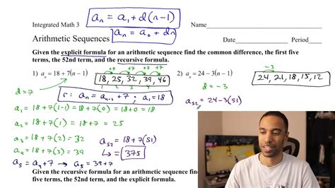 Image result for Arithmitic Sequence Fun Problems
