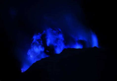 Image result for Blue Lava Volcano Java Island