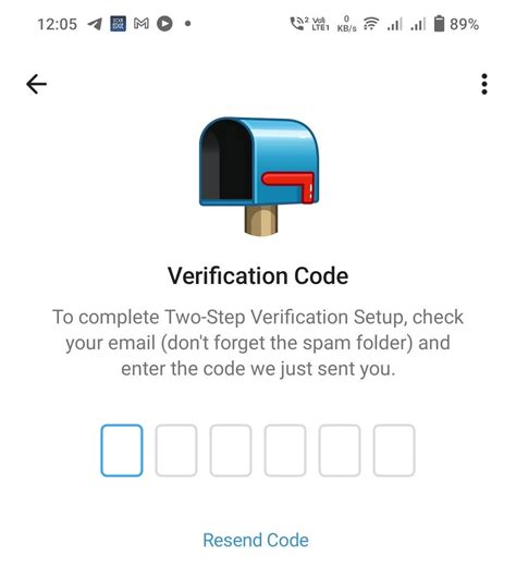 Image result for Telegram Confirmation Code UI
